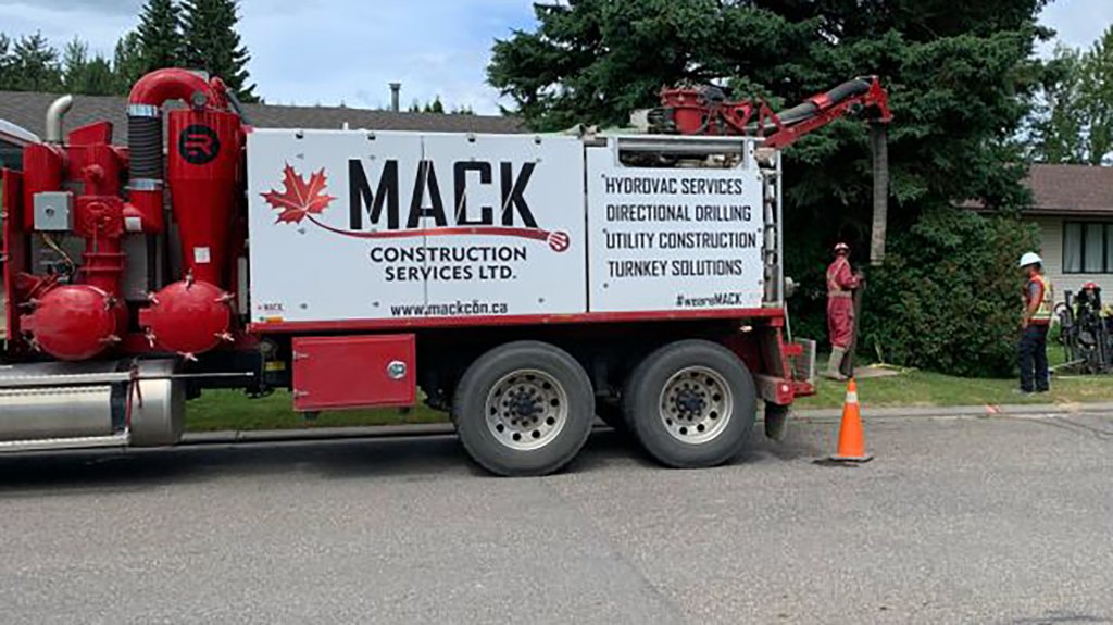 Hydrovac Services Edmonton & Sherwood Park - MACK Construction Services ...